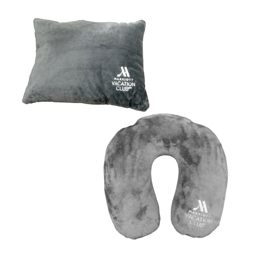 2-in-1 Microbeads convertible neck pillow - 1